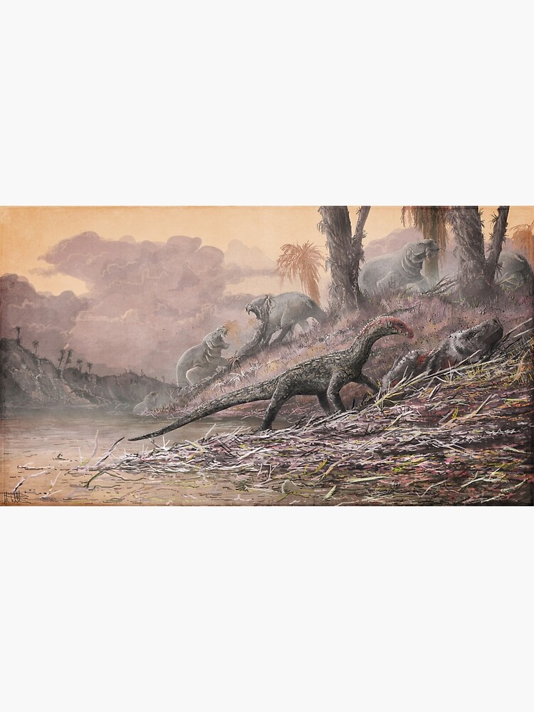 "Teleocrater rhadinus" Poster for Sale by MarkWitton | Redbubble