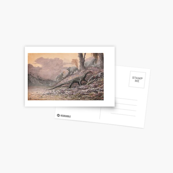 "Teleocrater rhadinus" Postcard for Sale by MarkWitton | Redbubble