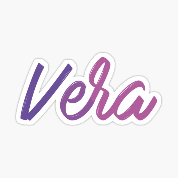"Vera" Sticker by Shalomjoy | Redbubble