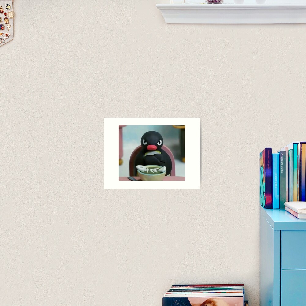 "Pingu The Penguin Angry - Noot Noot" Art Print by Luseres | Redbubble