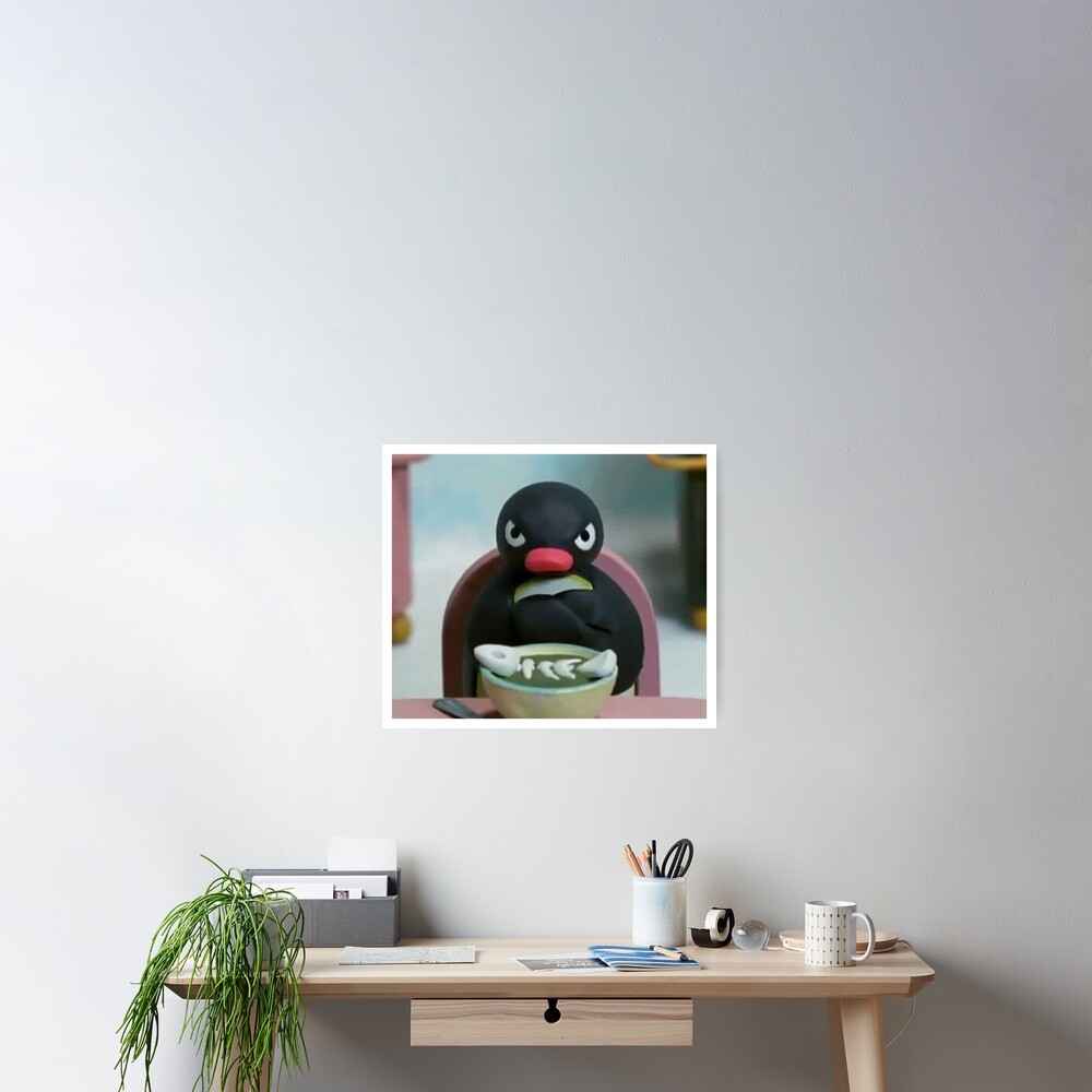 "Pingu Der Pinguin Angry - Noot Noot" Poster von Luseres | Redbubble
