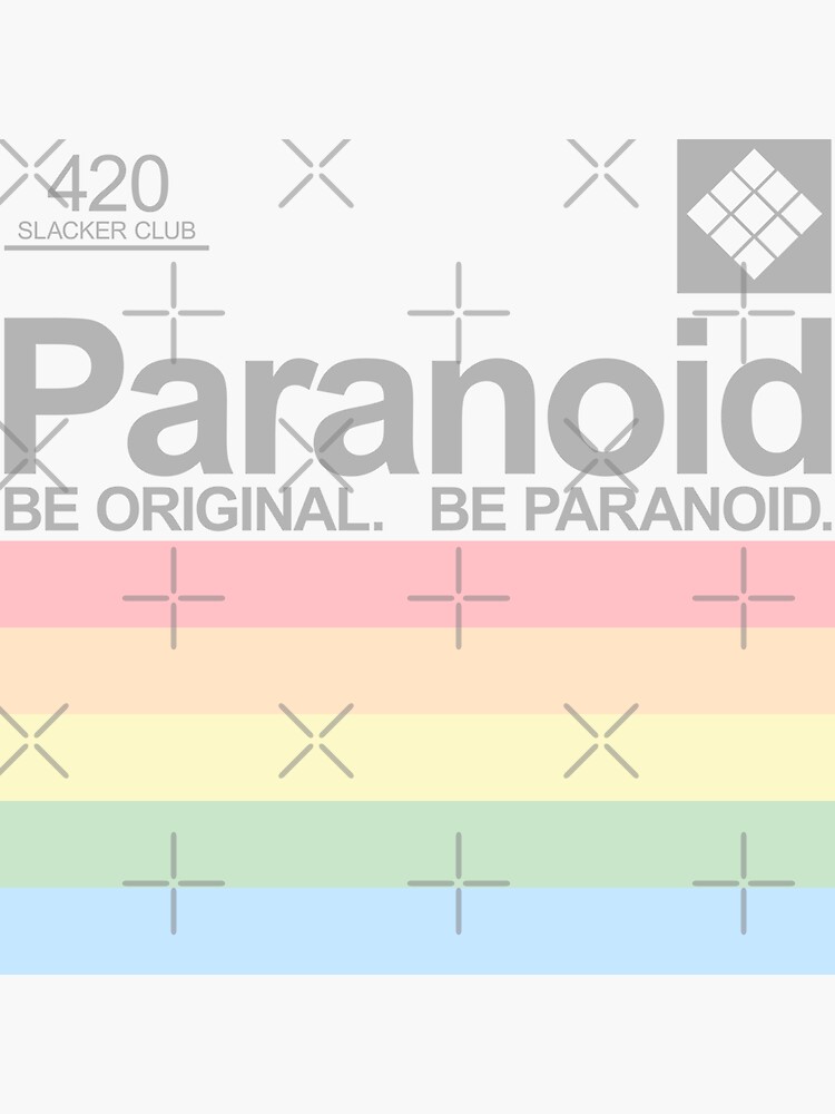 "Paranoid Polaroid" Sticker by GuyBlank | Redbubble