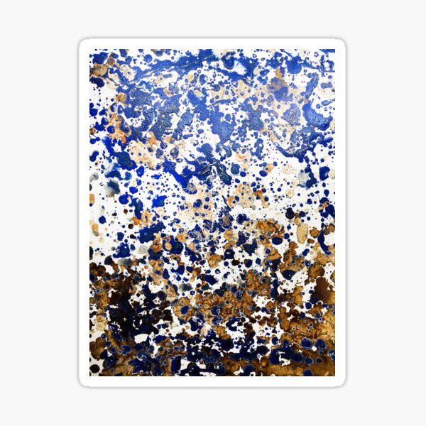 "Raindrops Falling Into A Mud Puddle" Sticker by mijumi | Redbubble