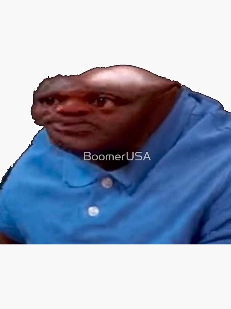 "Distorted Shaq Meme" Sticker for Sale by BoomerUSA | Redbubble