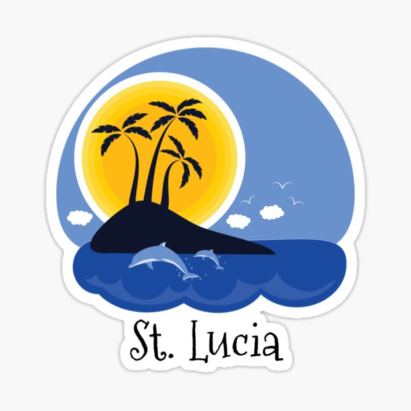 St Lucia Stickers | Redbubble