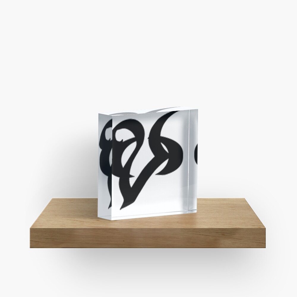 "Mourning and Remembrance Rune - Shadowhunters" Acrylic Block for Sale ...