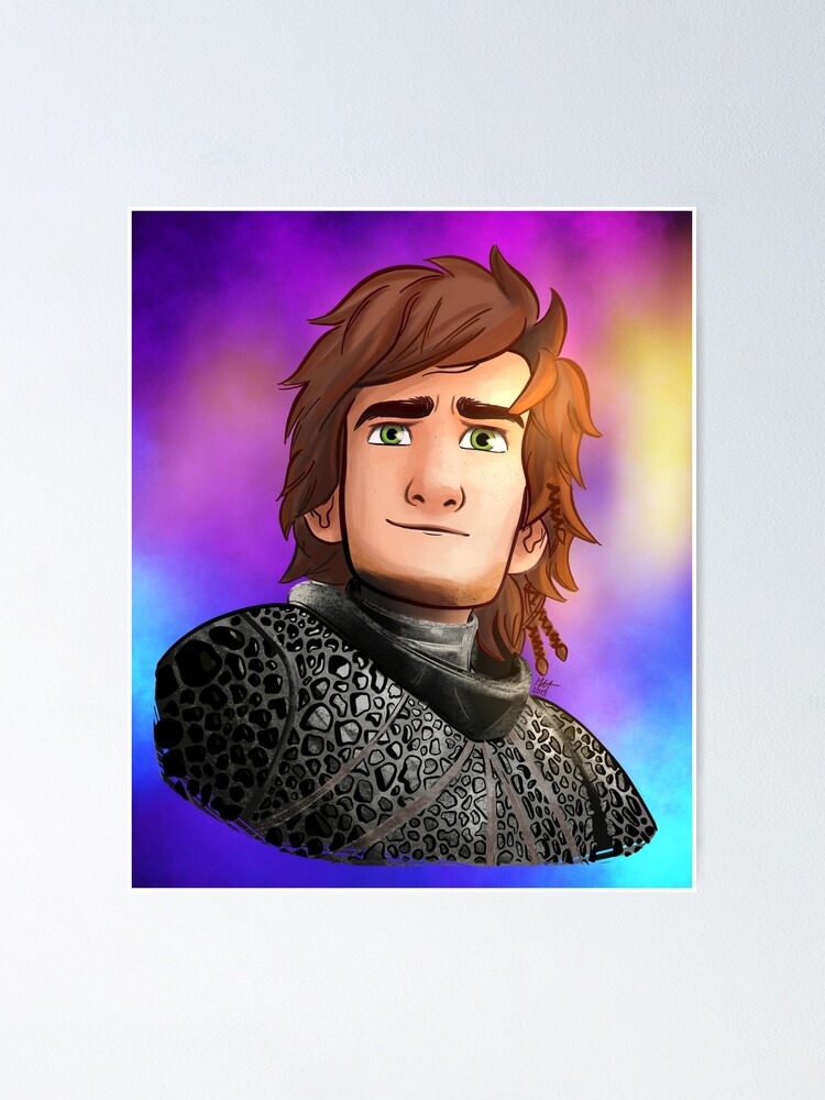 "Hiccup portrait " Poster for Sale by DragonsDrawToo | Redbubble