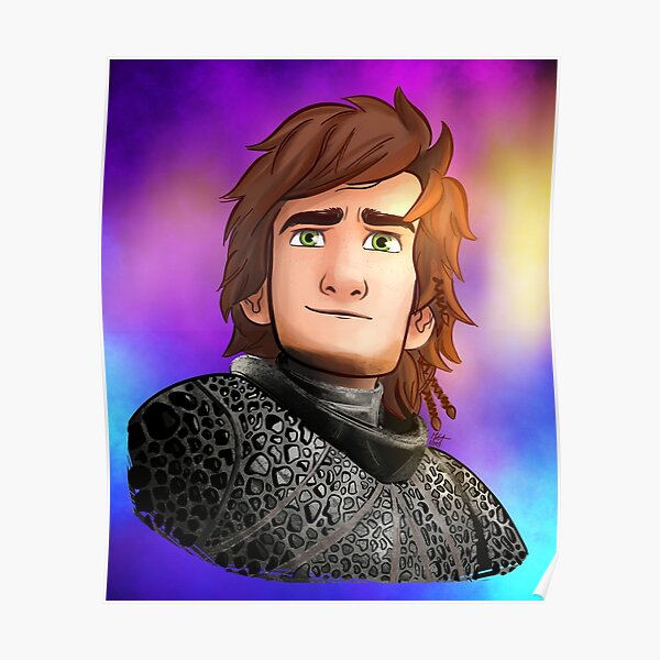"Hiccup portrait " Poster for Sale by DragonsDrawToo | Redbubble