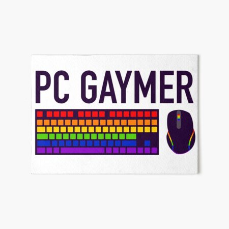 "PC GAYMER for gay gamers" Art Board Print by tangzpainter | Redbubble