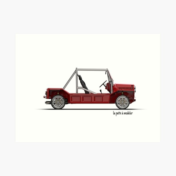 Mini Moke Art Prints | Redbubble