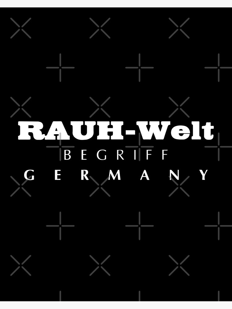 " RWB Rauh Welt Begriff Germany White Logo" Art Board Print for Sale by ...