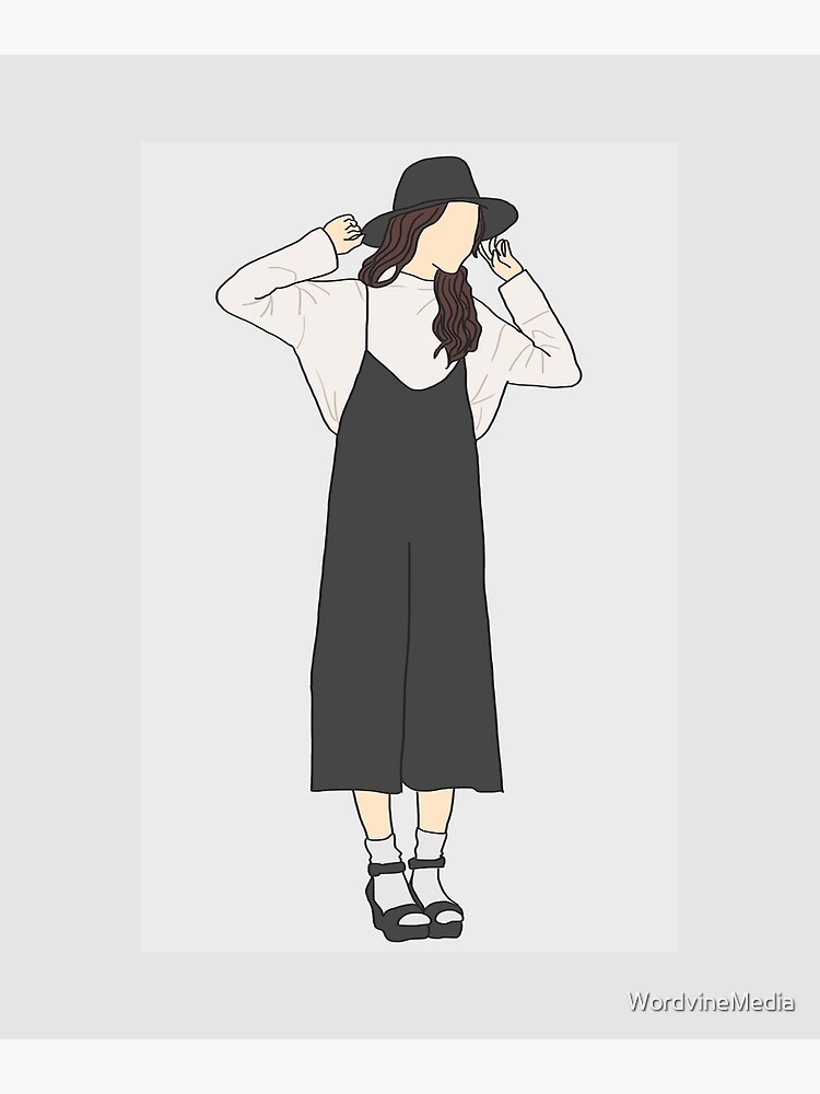 "Black OOTD" Poster by WordvineMedia | Redbubble