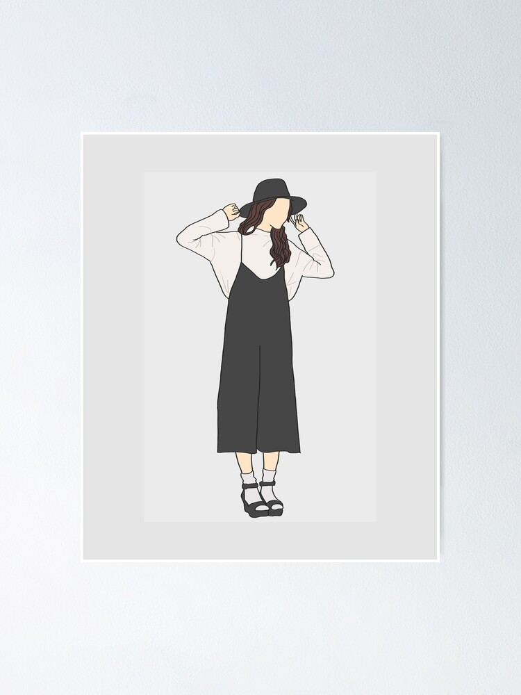"Black OOTD" Poster by WordvineMedia | Redbubble