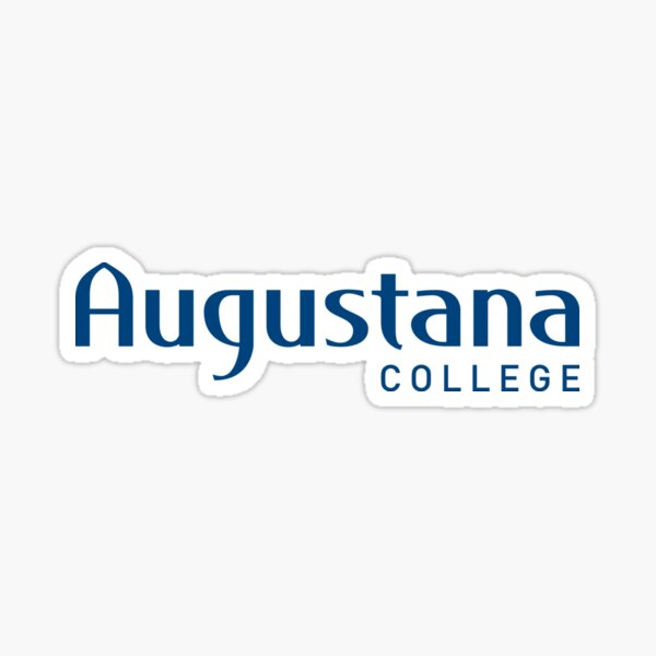 "Augustana College" Sticker for Sale by drewsandler | Redbubble