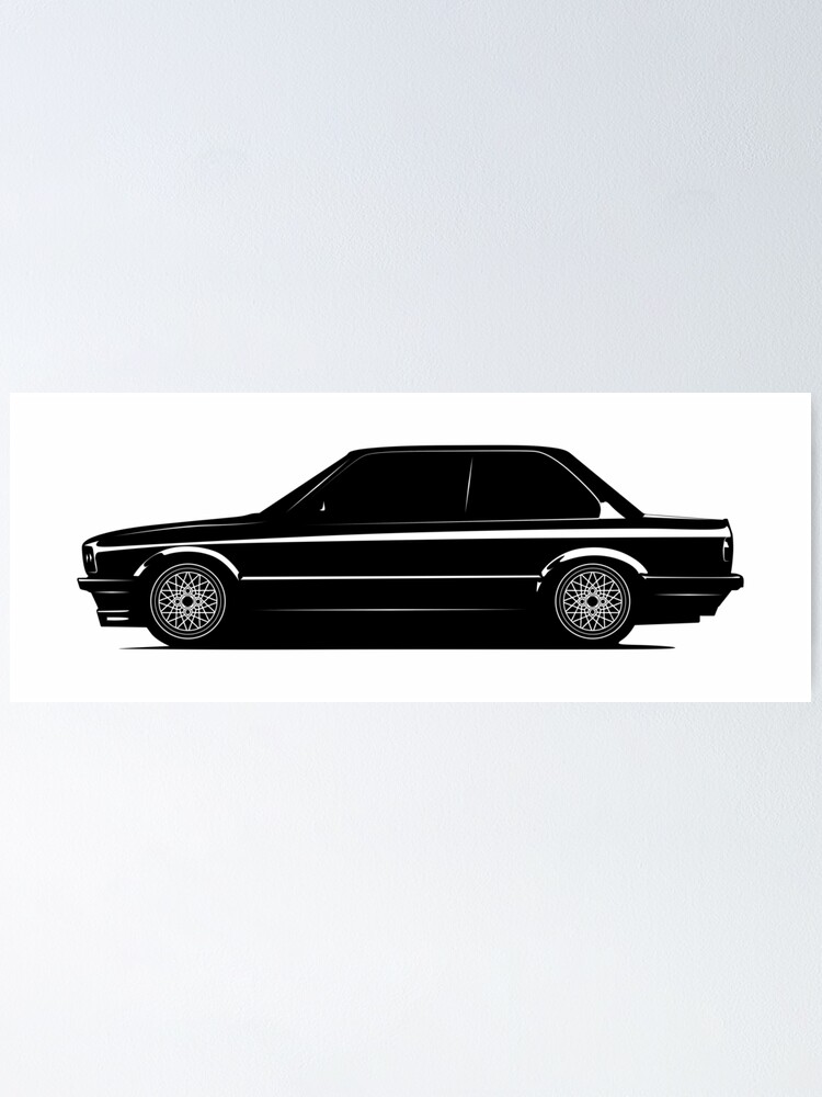 "E30 Side" Poster by l13psna | Redbubble