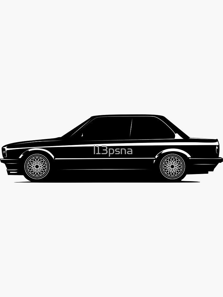 "E30 Side" Sticker by l13psna | Redbubble