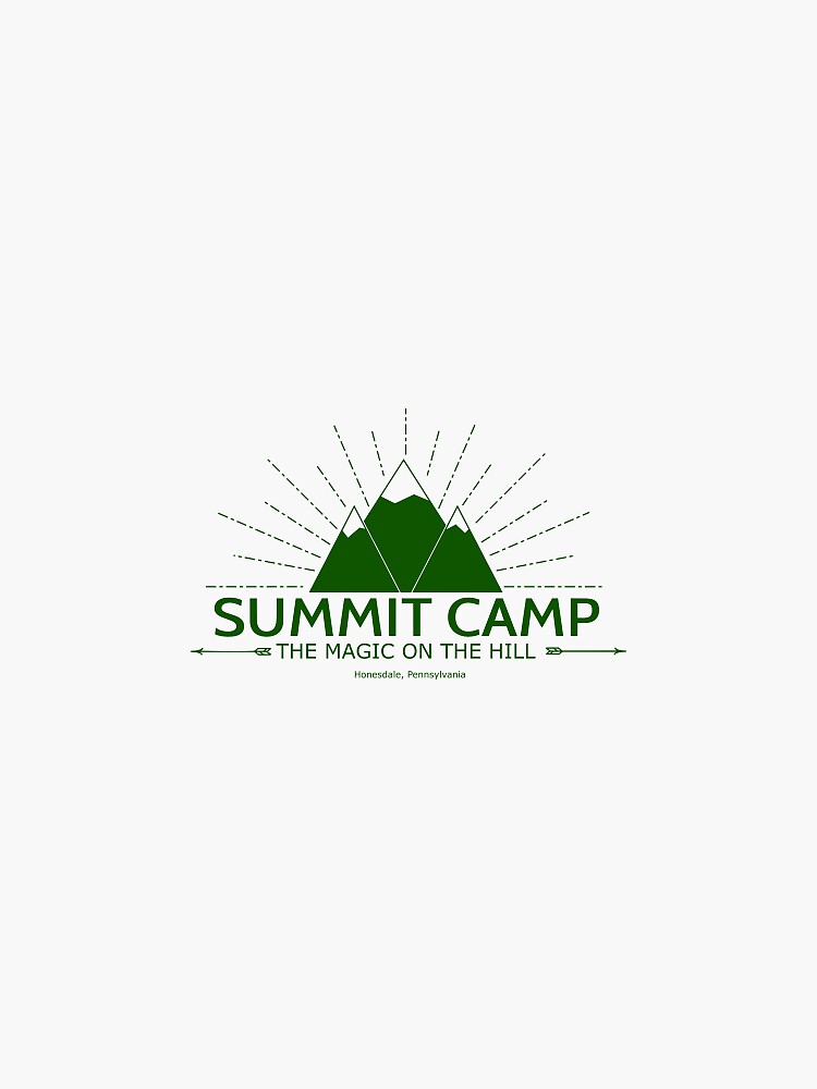 "Summit Camp" Sticker for Sale by drewsandler | Redbubble