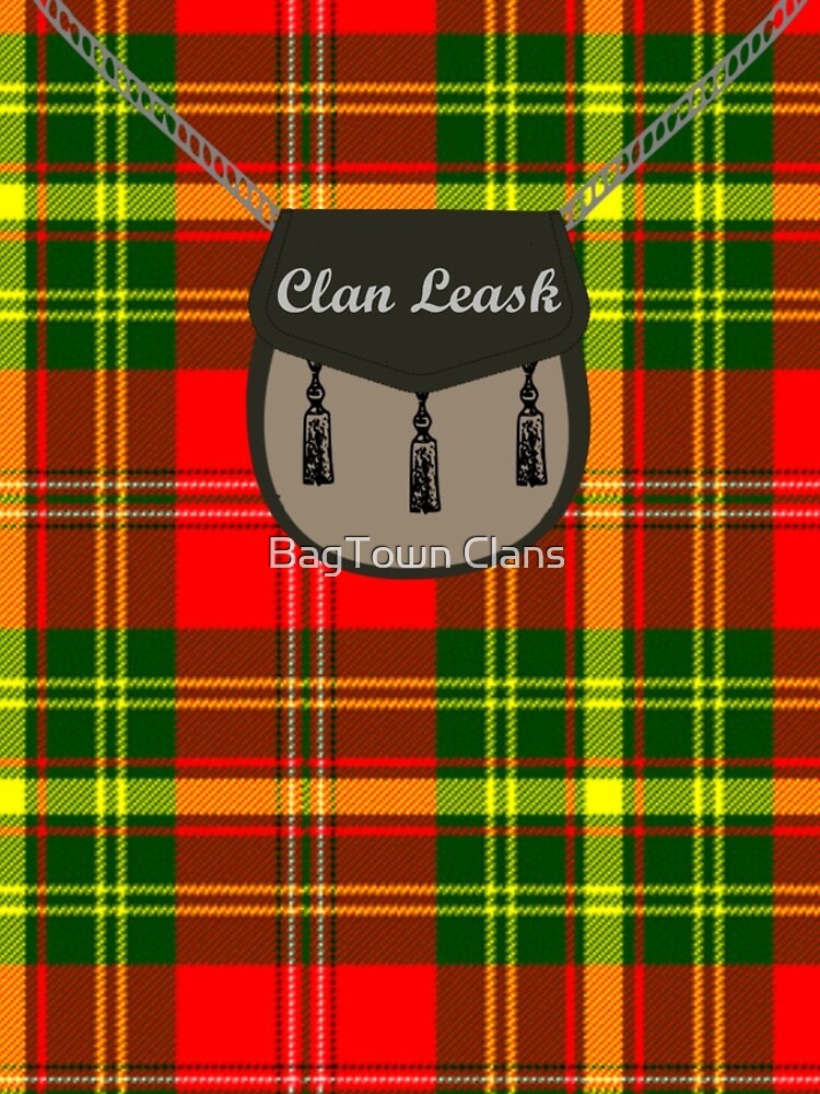 "Clan Leask surname last name Scottish Clan tartan badge crest" iPhone ...