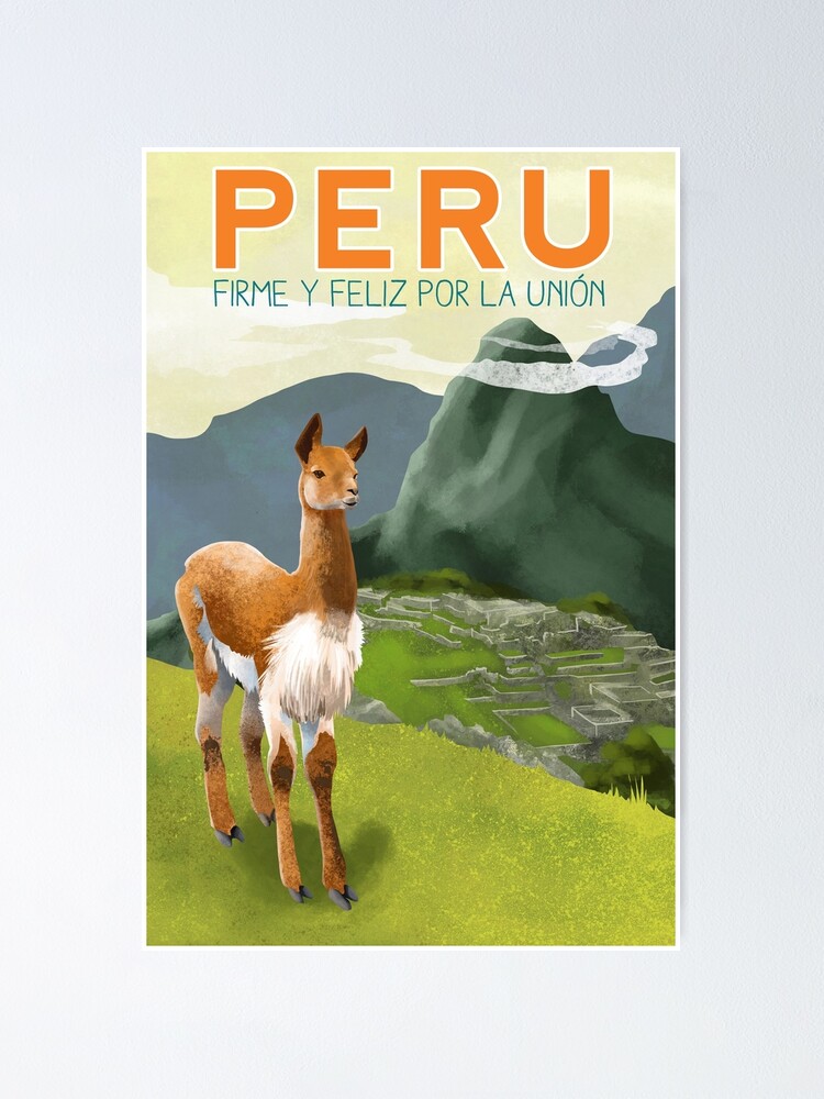 "Peru Travel Poster" Poster by finchfish | Redbubble
