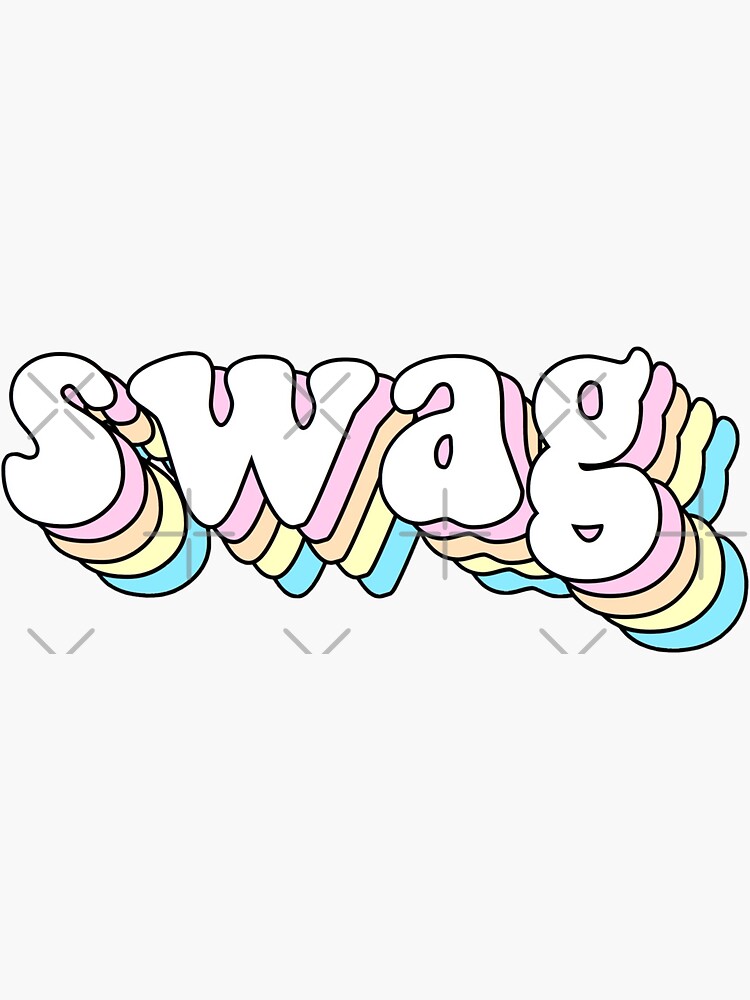 "swag " Sticker for Sale by amyyflo | Redbubble