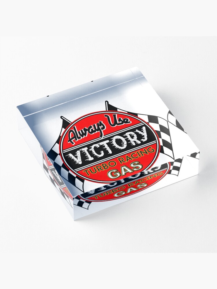 "Victory Racing Gas Fuel Vintage Auto Car Advertising Logo Hot Rods 2 ...