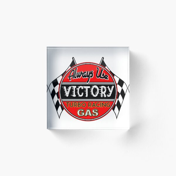 "Victory Racing Gas Fuel Vintage Auto Car Advertising Logo Hot Rods 2 ...