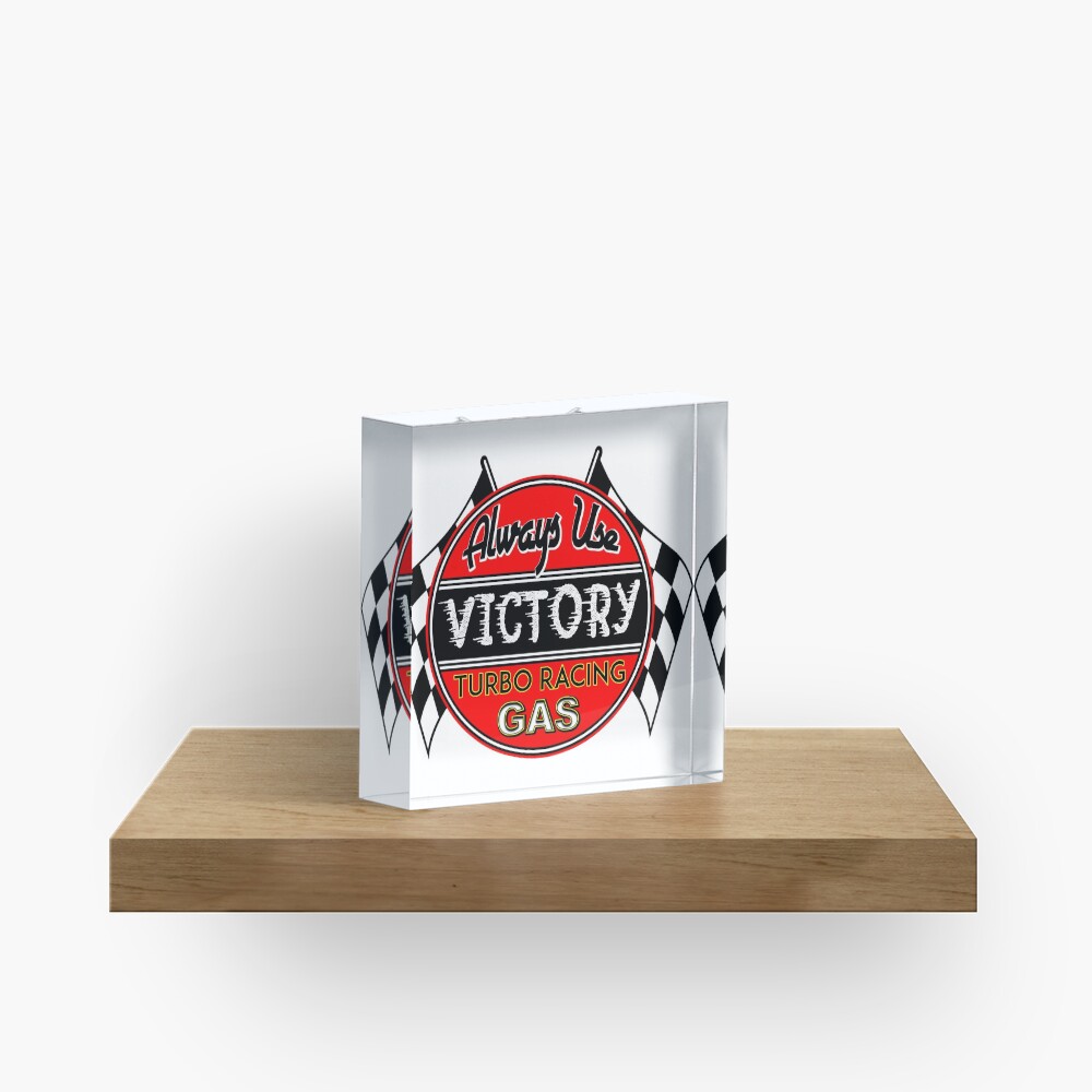 "Victory Racing Gas Fuel Vintage Auto Car Advertising Logo Hot Rods 2 ...