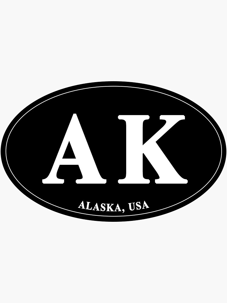"Alaska Decal " Sticker by kayleencarson | Redbubble