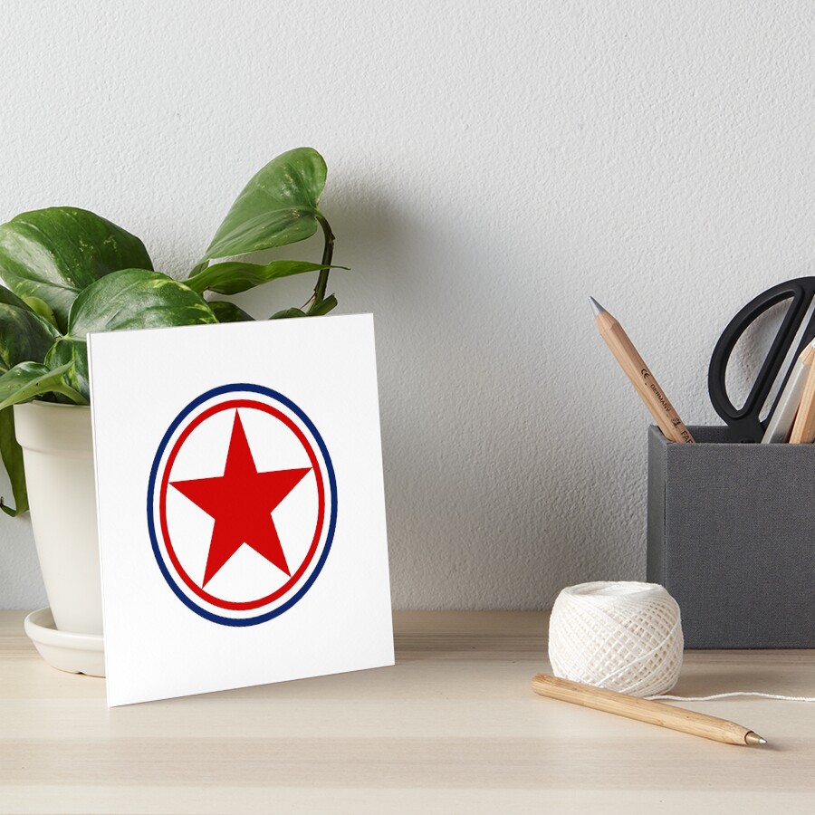 "Roundel of the North Korean Air Force" Art Board Print for Sale by ...
