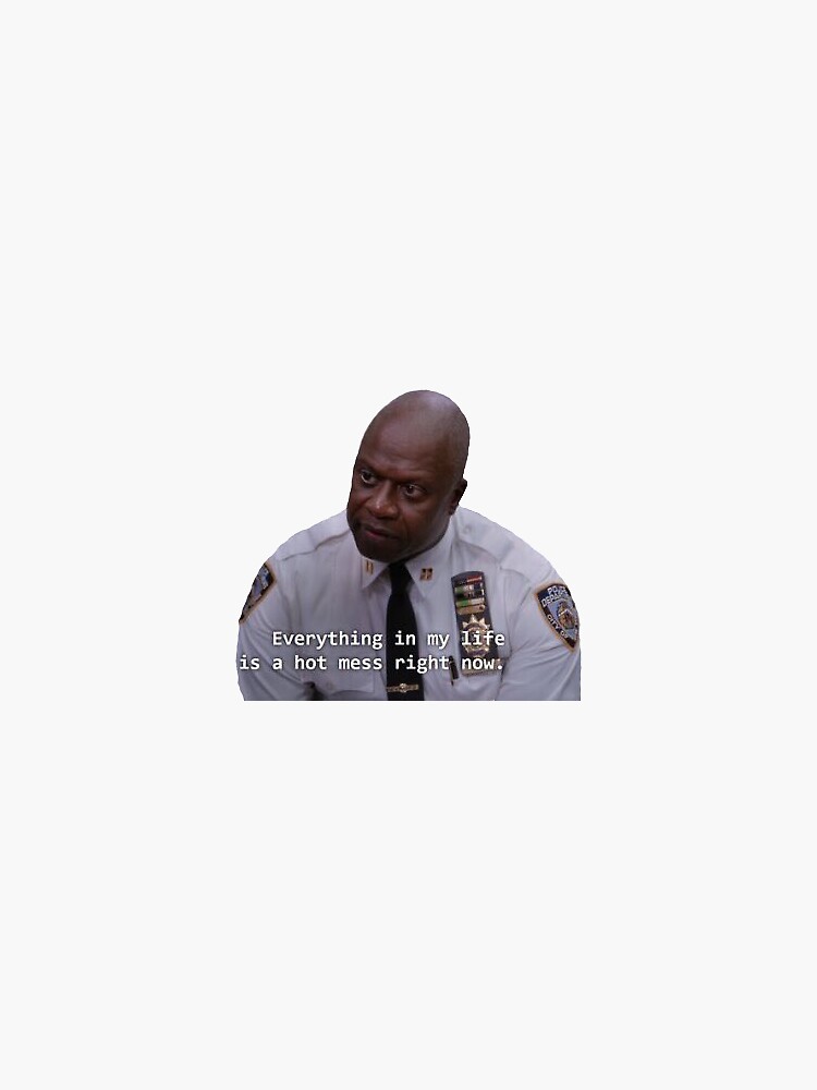"Captain Holt" Sticker for Sale by tswift13-1989 | Redbubble