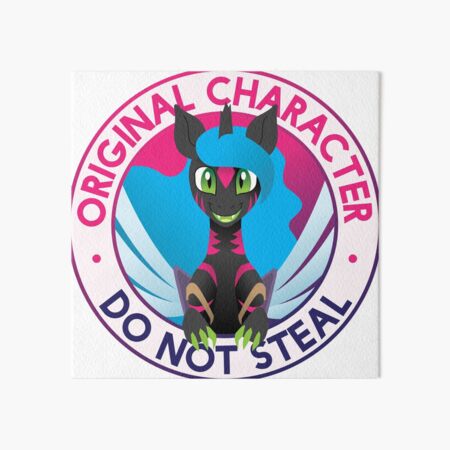 "Original Character: Do Not Steal" Art Board Print for Sale by pixel ...