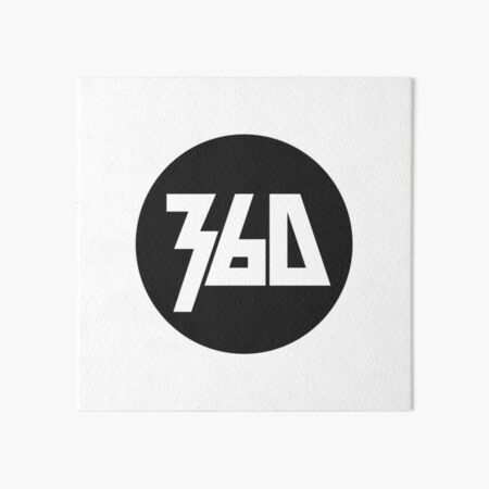 "360 Rapper Logo " Art Board Print for Sale by beeweecee | Redbubble