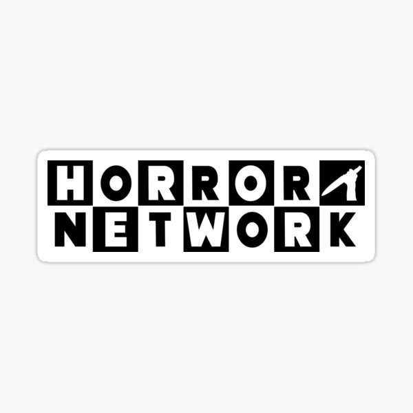 "Horror Network" Sticker for Sale by thefilmmagazine | Redbubble
