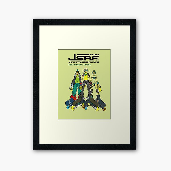 "Jet Set Radio Future Soundtrack Cover" Framed Art Print by winkatawink ...