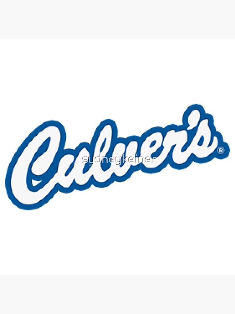 "Culver's Logo" Art Print by sydneykeiner | Redbubble