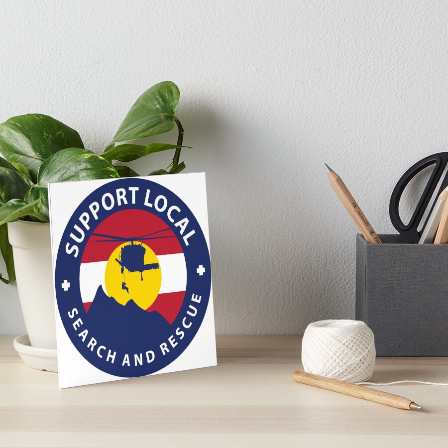 "Support Local Search and Rescue" Art Board Print for Sale by ...