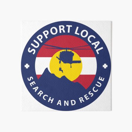 "Support Local Search and Rescue" Art Board Print for Sale by ...