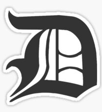 Old English D Stickers | Redbubble