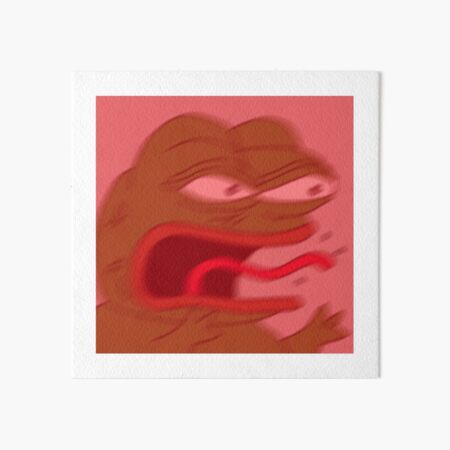 "Pepe the frog - REEEEE" Art Board Print for Sale by pepe-leaker ...