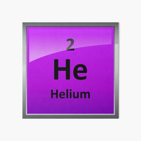 "Helium Element Tile - Periodic Table" Art Board Print by sciencenotes ...