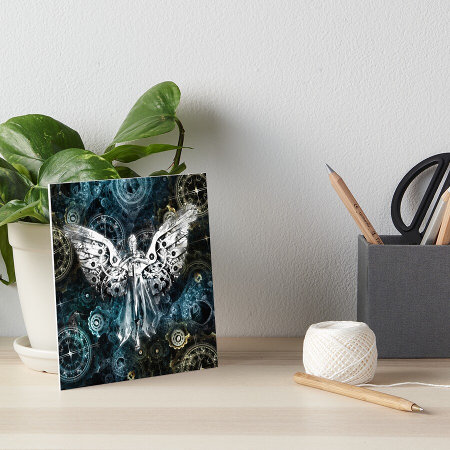 "Clockwork Angel" Art Board Print for Sale by eviebookish | Redbubble