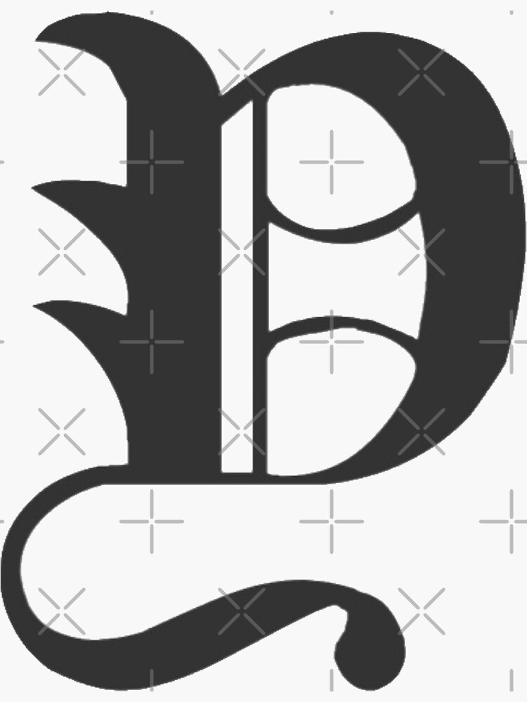 "Y - Old English Lettering - Y" Sticker for Sale by VintageTeesNow ...