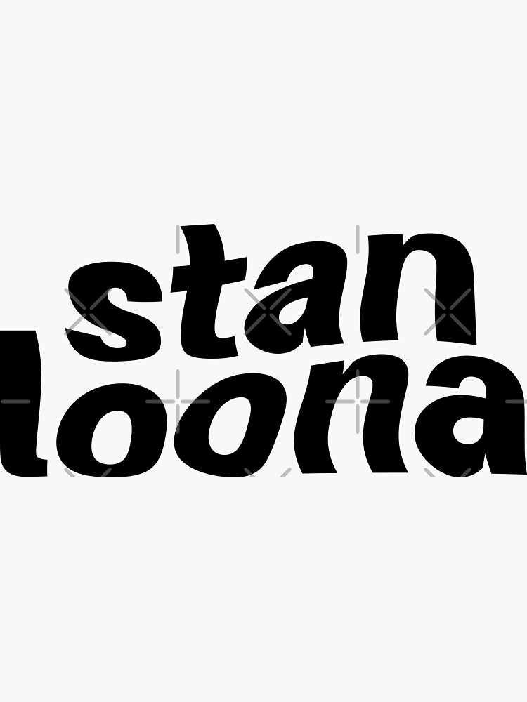"stan loona!" Sticker for Sale by 17slwt | Redbubble