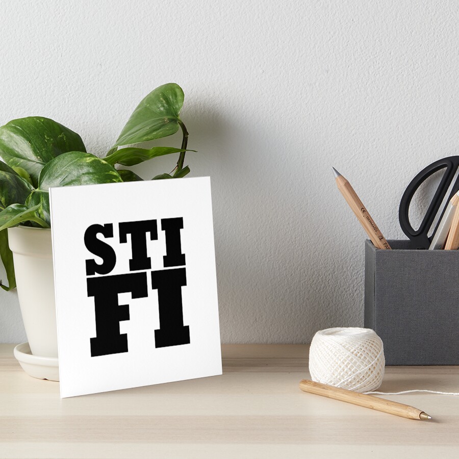 "Sticky Fingers STIFI LOGO" Art Board Print by beeweecee | Redbubble