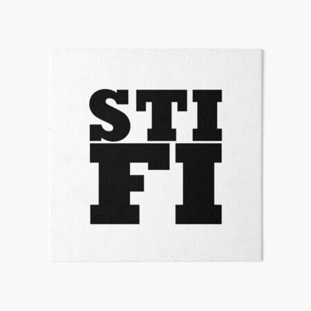 "Sticky Fingers STIFI LOGO" Art Board Print by beeweecee | Redbubble