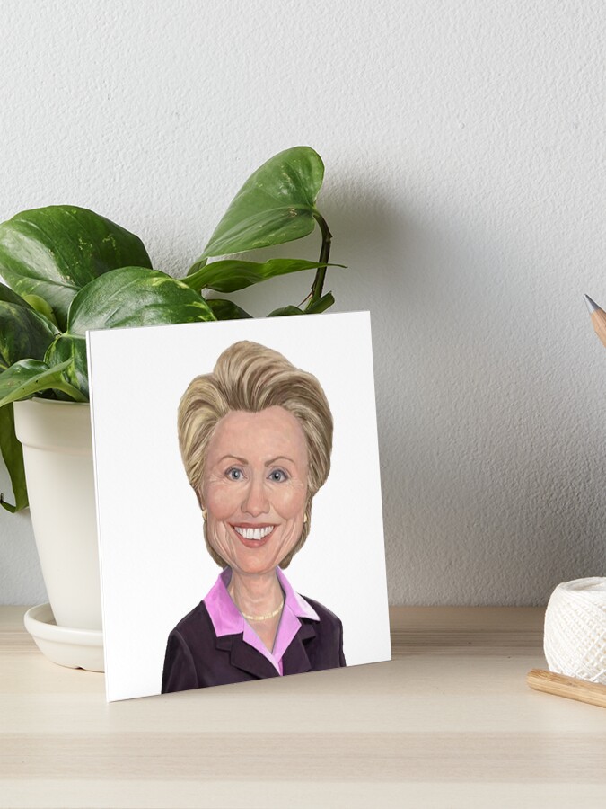 "Hillary Clinton Meme - Crooked Hillary" Art Board Print for Sale by ...