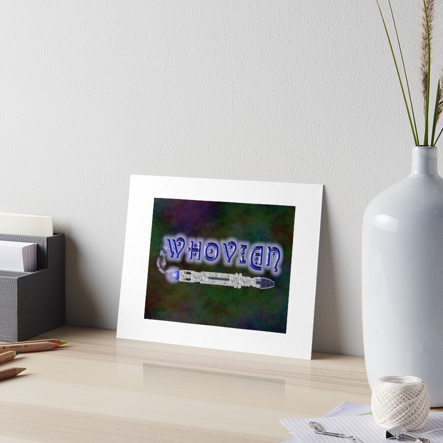 "Whovian Screwdriver" Art Board Print by JBonnetteArt | Redbubble