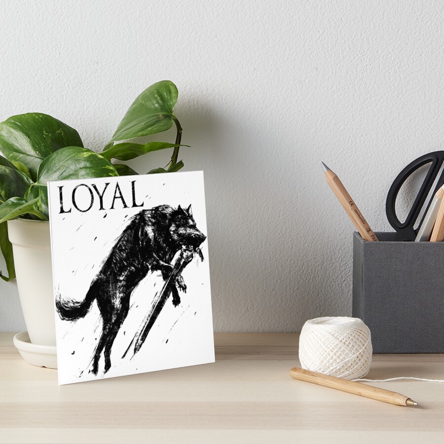 "Great Wolf Sif" Art Board Print for Sale by Logetero | Redbubble
