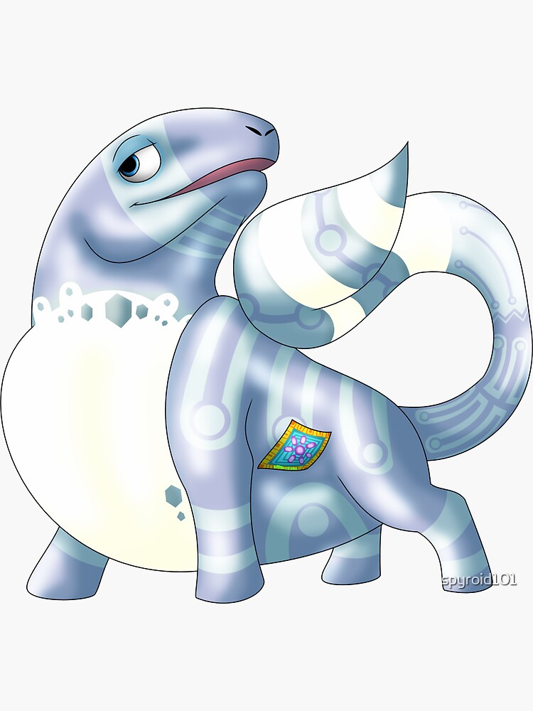 "Salamango: Blue" Sticker for Sale by spyroid101 | Redbubble