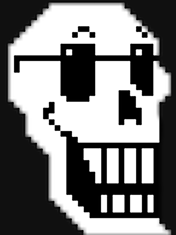 "Papyrus Undertale cool dude face" T-shirt for Sale by Scarymatronic ...